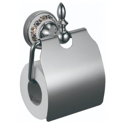 S-06851A Savol Burano Держатель туалетной бумаги настенный керамический, латунный. Хром