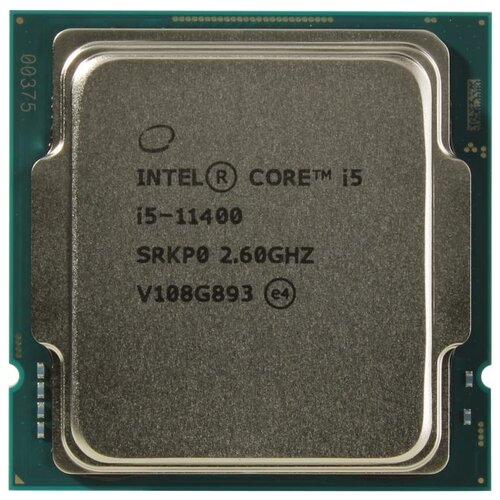 Процессор Intel Core i5-11400 LGA1200,  6 x 2600 МГц, OEM