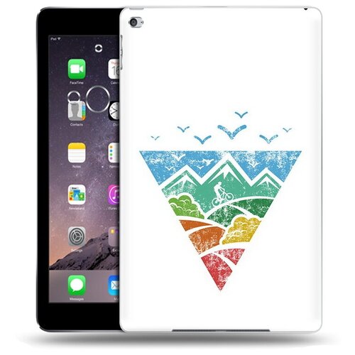 Чехол задняя-панель-накладка-бампер MyPads Лес земля море чайки для Apple iPad Air 2 (A1566/A1567) противоударный