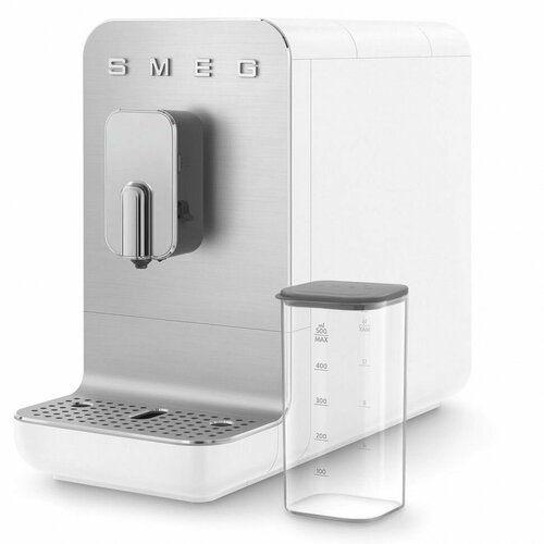 Кофемашина Smeg BCC13WHMEU, автоматическая, зерновой, 19 бар, 8 программ, 1.4 л, белая