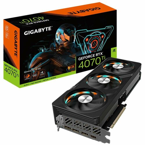 Видеокарта Gigabyte RTX4070Ti GAMING OC V2 12GB GDDR6X 192-bit DPx3 HDMI 3FAN RTL