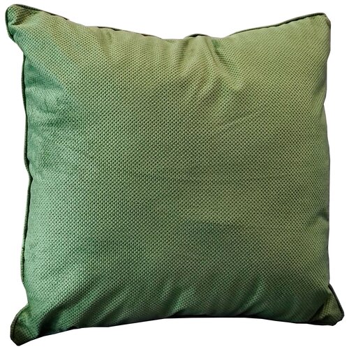 Подушка декоративная Linen Way стуктурный бархат, 45x45 см, зелeный