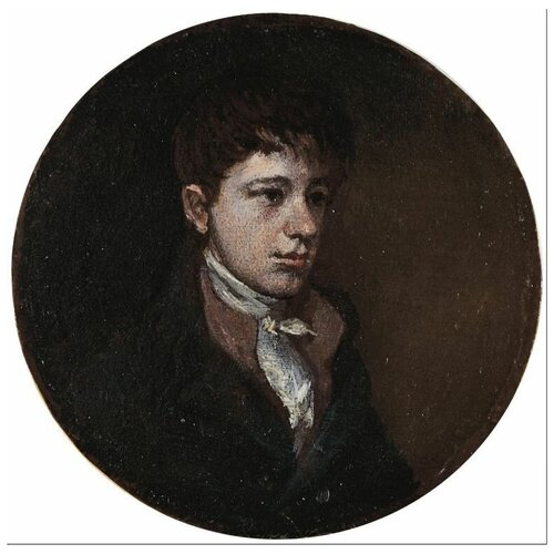 Репродукция на холсте Портрет Франсиско Хавьера Гойи (1805) Гойя Франсиско 40см. x 40см.