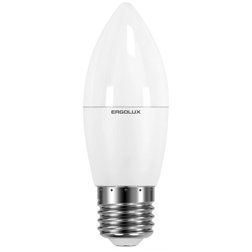 Лампа светодиодная Ergolux 13170, E27, C35, 9 Вт, 3000 К
