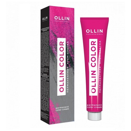 OLLIN Professional Color Platinum Collection перманентная крем-краска для волос, 6/112 темно-русый интенсивно-пепелный фиолетовый, 100 мл