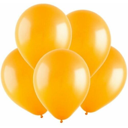 Воздушные шарики 12", пастель, набор 100 шт, цвет оранжевый