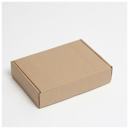 Коробка самосборная, бурая, 21 х 15 х 5 см (10шт.)