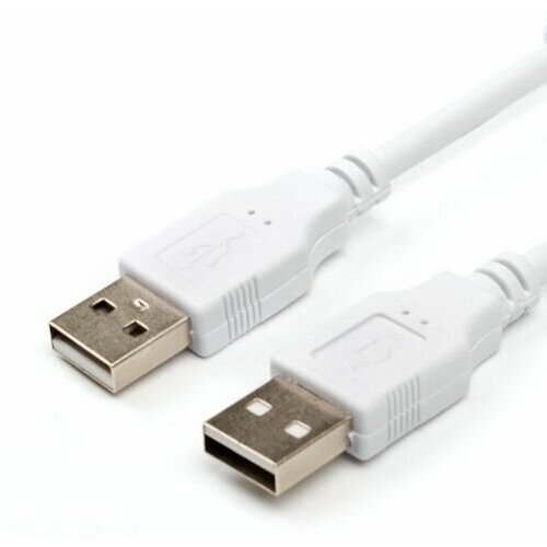 Atcom Кабель USB2.0 соединительный USB A-A Atcom AT6614 (1.8м) белый (oem)