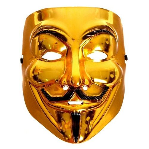 SUI Карнавальная маска «Гай Фокс», цвет золото