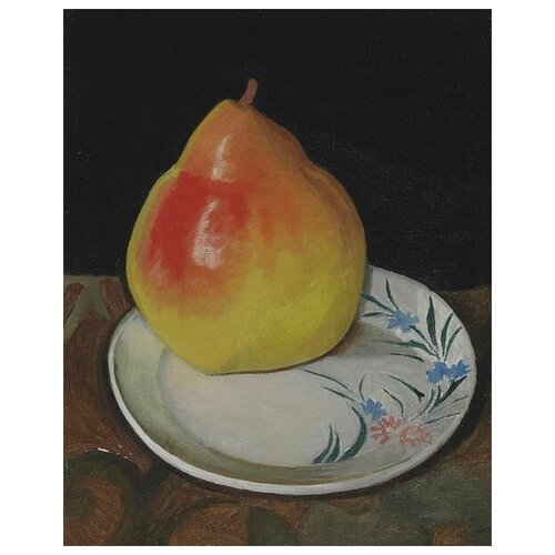 Репродукция на холсте Груша (Pear) №2 Стелла Джозеф 40см. x 50см.