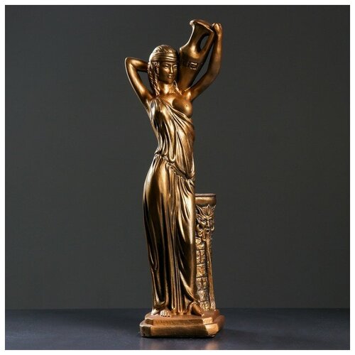 Хорошие сувениры Фигура "Девушка с кувшином" бронза, 15х19х56см