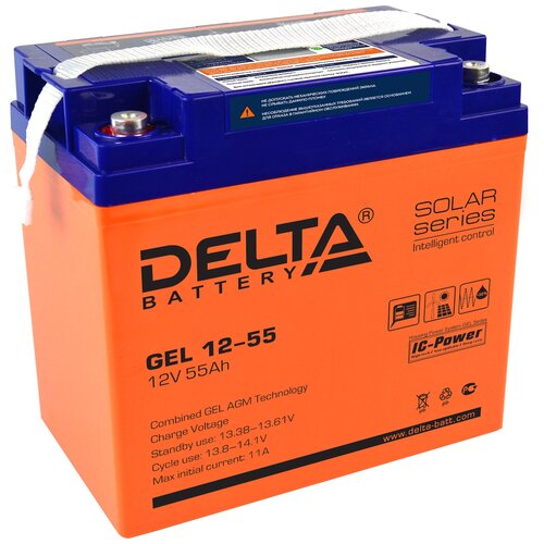 DELTA Аккумулятор Delta GEL 12-55