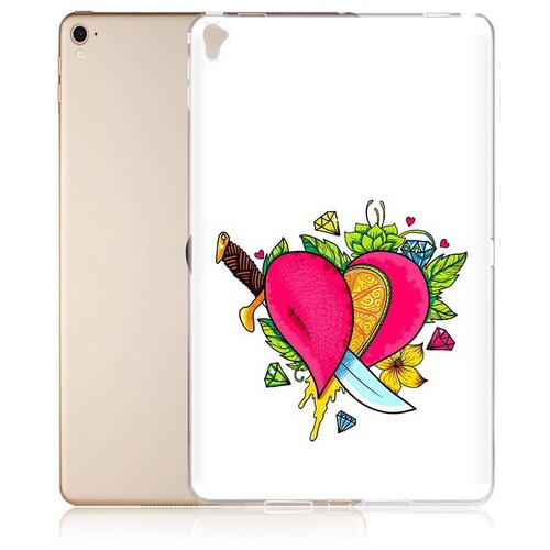 Чехол задняя-панель-накладка-бампер MyPads Фруктовое сердце для iPad Pro 2 10.5 A1701/A1709/iPad Air 3 (2019) противоударный