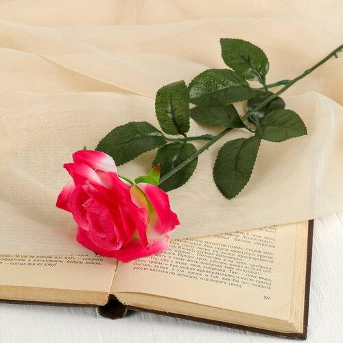 Poetry in flowers Цветы искусственные "Роза" 56 см d-8,5 см, розовый