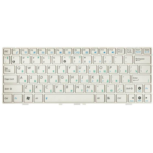Клавиатура для ноутбука Asus EEE PC S101, русская, белая
