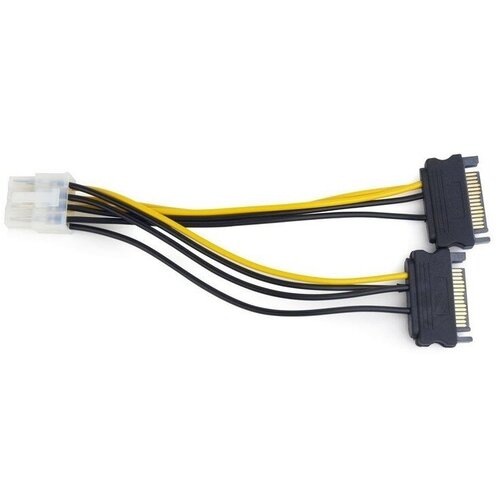 Разветвитель питания 2xSATA-PCI-Express 8pin, для подключения в/к PCI-Е (8pin) к б/п ATX CC-PSU-83 Cablexpert
