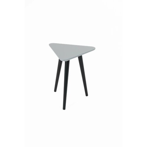Столик 40*45 h500 Gray&Black Треугольные SKandyColor Серый + Черный