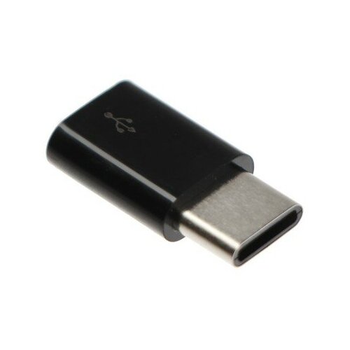 Адаптер-переходник Red Line, с microUSB на Type-C, черный 9843267