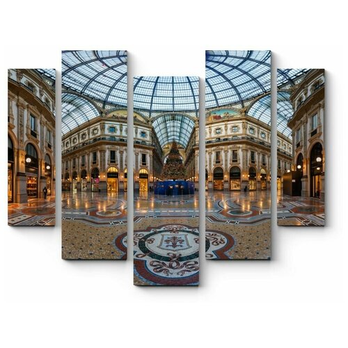 Модульная картина Внутри галереи Виктора Эммануила, Милан121x98