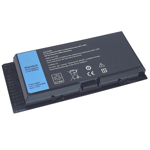 Аккумуляторная батарея для ноутбука Dell M4600 11.1V 5200mAh черная OEM