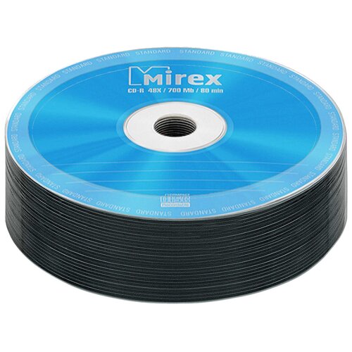 Диск Mirex CD-R STANDARD 700Mb 48X bulk, упаковка 25 шт.
