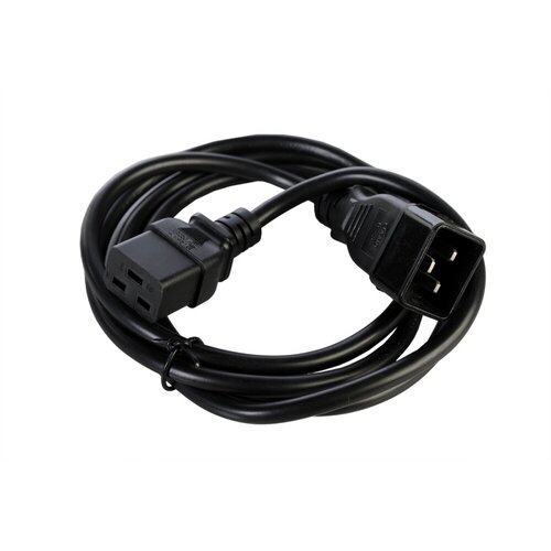 ЦМО Шнур (кабель) питания с заземлением IEC 60320 C19/IEC 60320 C20, 16А/250В (3x1,5), длина 1,8 м.