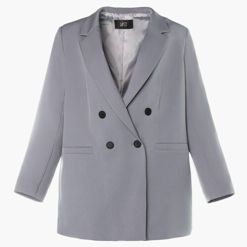 Пиджак MIST, размер 54, голубой, серый