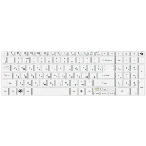 Клавиатура для ноутбука Packard Bell Easynote LS13 белая