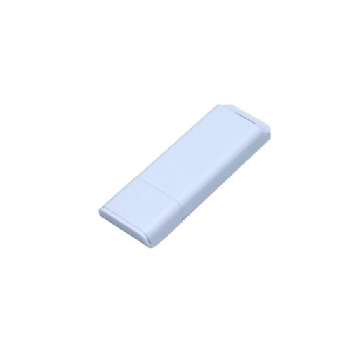 Оригинальная двухцветная флешка для нанесения логотипа (64 Гб / GB USB 2.0 Белый/White Style Flash drive Стиль для фирменного логотипа)