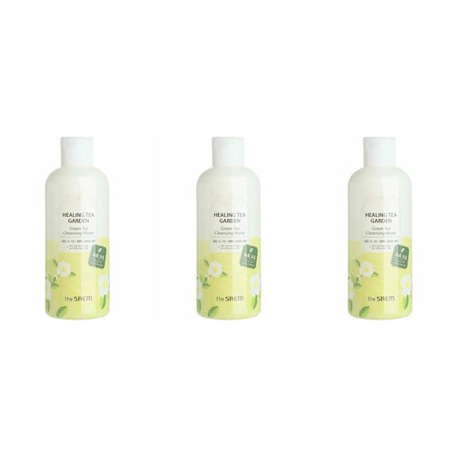 THE SAEM Средство для снятия макияжа Healing Tea Garden Green Tea Cleansing Water, 300 мл, 3 шт