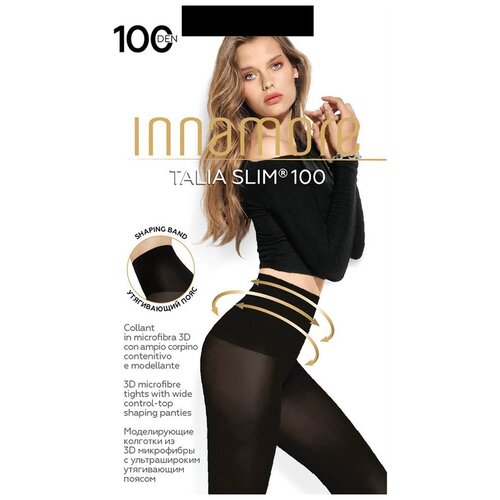 Колготки  Innamore Talia Slim, 100 den, размер 3, черный