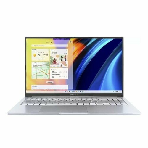 Ноутбук ASUS Vivobook 15X OLED X1503ZA-L1502, 15.6" (1920x1080) OLED/Intel Core i3-1220P/8ГБ DDR4/512ГБ SSD/UHD Graphics/Без ОС, серебристый