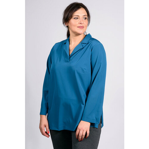Блуза SVESTA, размер 54, голубой