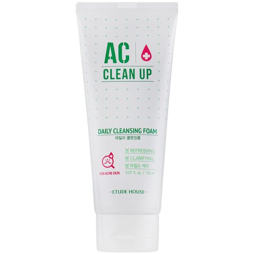 Пенка для проблемной кожи Etude House AC Clean Up Cleansing Foam (150 мл)