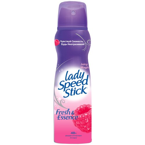 Lady Speed Stick Дезодорант спрей Lady Speed Stick Fresh Essence Малина, 150мл RU00227A, 2 шт.