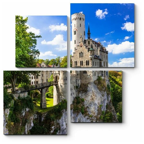 Модульная картина Красивый замок в Германии130x130