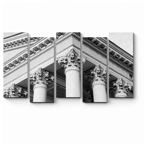Модульная картина Изысканные колонны здания суда160x92
