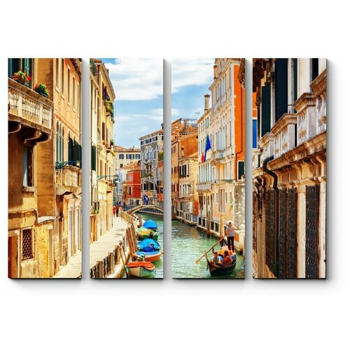 Модульная картина Вид на канал Рио-Марин, Венеция60x45