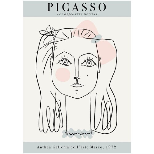 Постер / Плакат / Картина Пабло Пикассо - выставочный плакат-2 40х50 см в подарочном тубусе