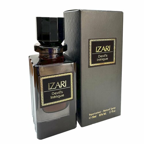 Духи женские iZARi Devils Intrigue, стойкий парфюм на 72 часа, парфюмерная вода/туалетная вода с цветочным ароматом, арабские духи, 50 мл