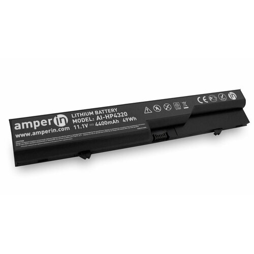 Аккумуляторная батарея Amperin для ноутбука HP 420 11.1V (4400mAh)