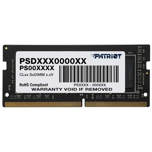 Модуль памяти SO- DIMM DDR4 16Gb Patriot Signature (psd416g266681s)