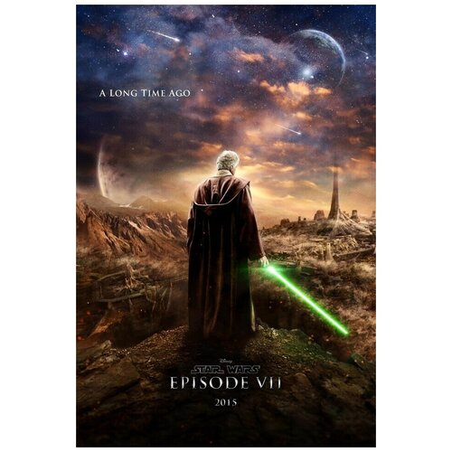 Плакат, постер на холсте Star Wars/Звездные Войны. Размер 60 х 84 см