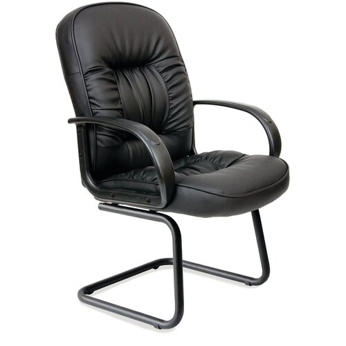 Офисное кресло Chairman 416V ЭКО черный глянец