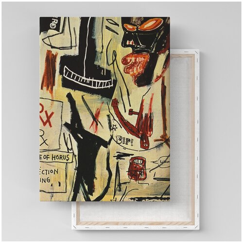 Картина на холсте с подрамником / Basquiat J.M. - Melting Point of Ice / Баския Жан-Мишель