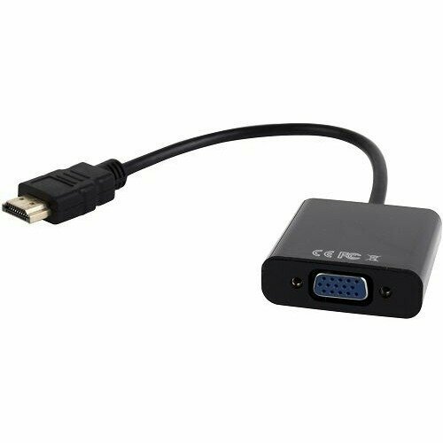 Fillum переходник Filum Адаптер HDMI - VGA, 0.15 м, разъемы: HDMI A male-VGA female, пакет. FL-A-HM-VGAF-0.15M 894152