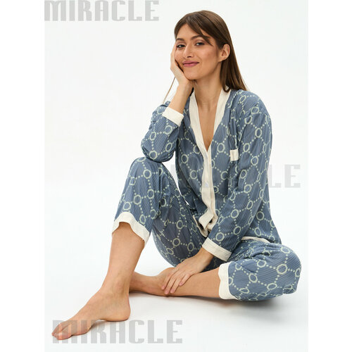 Пижама MIRACLE, размер XXL, голубой