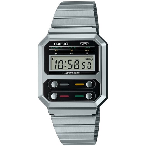 Наручные часы CASIO Vintage A100WE-1A, серый