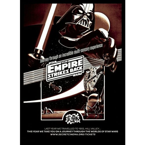 Плакат, постер на бумаге Star Wars/Звездные Войны. Размер 60 х 84 см