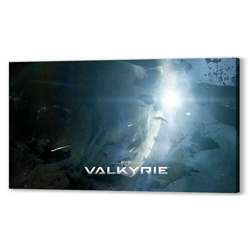 Плакат, постер на бумаге EVE: Valkyrie. Размер 21 х 30 см